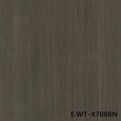 China High-End Engineered Wood Veneer European Walnut E.WT-X7088N Quarter Cut Straight Dark Color 2050mm length for Cabinet for sale