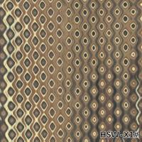 China High-End Reconstituted Wood Veneer Hollow Square Wood HSW-X1# Irregular Texture 3100mm For Hotel Decoration Factory for sale