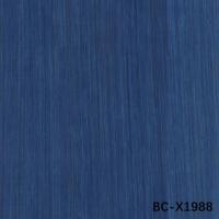 China High-End Engineered Wood Veneer Bule Classic BC-X1988 Straight Grain Dyed Color For Hotel Decoration Sample Copy for sale
