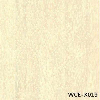 China White Cat'S Eye WCE-X019 Irregular Texture engineered wood veneer 0.15-0.55mm For Car Interior for sale