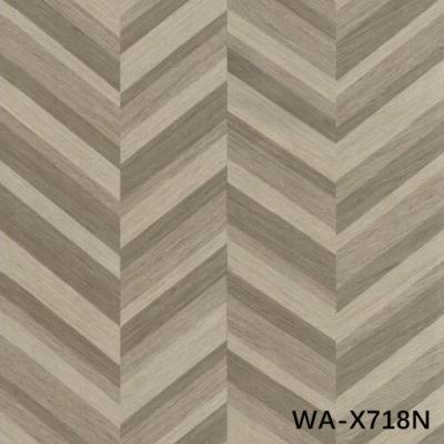 China Arrow Grain Engineered Wood Veneer 2500-3100 MM Lengthened Size For Wall Panels WA-X718N for sale