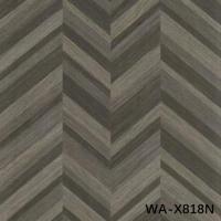 China Arrow Grain Dark Color Engineered Wood Veneer 0.5mm-0.6mm Customized WA-X818N for sale