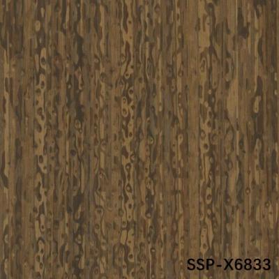 China Smoking Sapele Pommele Engineered Oak Veneer Thickness 0.18-0.6mm For Wall Panel X6833 for sale
