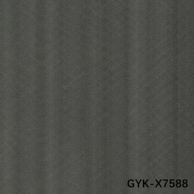 China Dark Grey Doors And Windows High End Wood Veneer 2050-3100mm Fleeced Back Grey Yikate X7588 for sale