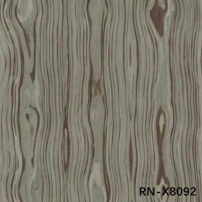 China 0.50mm Thickness Artificial Wood Veneer Of Roman For Three Flowers Same Direction For Cabinet Face X8092/X4092 for sale