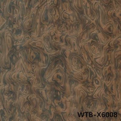 China Reconstituted Wood Veneer 2850mm Lengthened Size Of Wood Burl For Interior Doors WTB-X6008 for sale