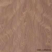 China New Design Of Reconstituted Wood Veneer Phoenix'S Tail Figure Obs-L8281n/858n Red Color For Hotel Decoration 0.45mm for sale