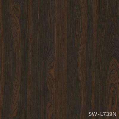 China New Design Of Man-Made Smoking Wood Veneer SW-L739N/L743N 0.55mm Thickness For Furniture Face for sale