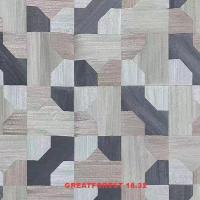 China Artistic Parquet Wood Veneer 2500*640mm Handwork Fixed-Shaped Customizable Art Splicing For Wall Paper for sale