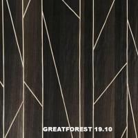China Artistic Parquet Wood Veneer Geometric Aesthetic Feeling Popular Geometric Figures 0.50mm Thickness For Wooden Door for sale