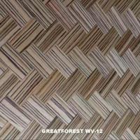 China 0.35mm Woven Wood Veneer New High-Grade Decorative Materials For Background Wall Paper for sale