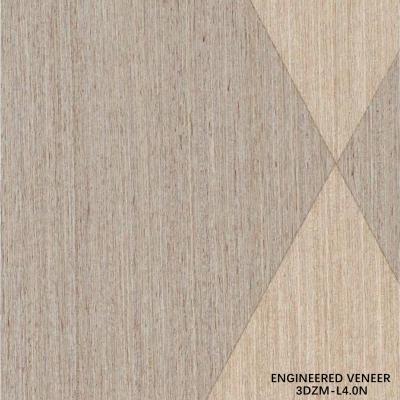 China 3D Decorative Engineered Veneer for Hotel/Residential Decoration, Custom Sizes & Textures 3DZM-L4.0N for sale