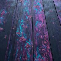 China Colorful Iridescent Plant Dyed Natural Wood Veneer, Eco-Friendly Decorative Wood Veneer for Cabinets, Doors, Furniture and Interior Decoration for sale