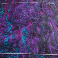 China Colorful Iridescent Plant Dyed Natural Wood Veneer, Eco-Friendly Decorative Wood Veneer for Cabinets, Doors, Furniture and Interior Decoration for sale