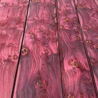 China Vibrant Iridescent Plant Dyed Natural Wood Veneer, Sustainable Eco-Friendly Decorative Timber Veneer for Luxury Interior Furniture Design for sale