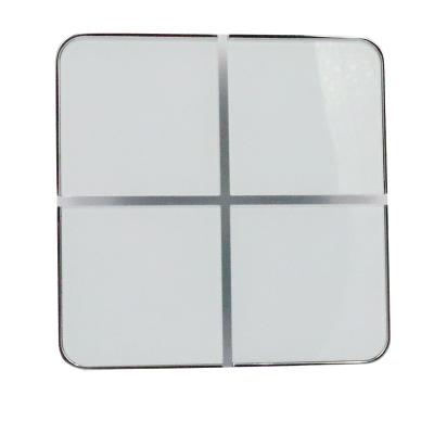 China Promotion 1/2/3/4 Gang EIB KNX Smart Touch Panel 4 Fold Home Automation Full Touch Metal/Glass Wall Switches KNX Intelligent for sale