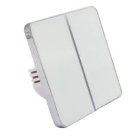 China Aluminum Alloy KNX Smart Home Building Intelligent Control System 2 Gang Touch Switch for Smart Home Automation for sale