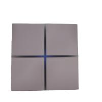 China CE Certified 1/2/3/4 Gang Glass Light Wall Smart Switch for Tuya Zigbee Alexa Smart Interruptor Aluminum Inteligente Wifi Jacks for sale