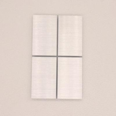 China US Size 120*72mm Metal Panel Zigbee Smart Life Touch Panel 1/2/3/4 Gang Light Smart Switch L+N for sale