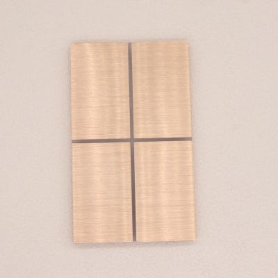 China US Size Zigbee Smart 4 Gang Touch Panel Light Switch with Wi-Fi Aluminum Panel Smart Life App Neutral Required Luxury for sale