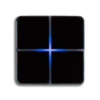 China 2025 Zigbee 1/2/3/4 Gang Smart Full Touch Waterproof Luxury IP21 Light Switch with Smart Life EU/US Wall Switches for sale