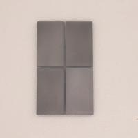 China Zigbee 120*72mm US Aluminum Touch Panel 1/2/3/4Gang Smart WiFi Light Switch Smart Life App Alexa Google Home Compatible Wall for sale