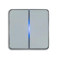 China Smart Life ZigBee 3.0 Hotel Room Lights Control KNX Zwave Modbus RS485 Touch Panel Luxury Metal Wall Switch for sale
