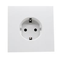 China CE ROHS Eu Standard 16A Aluminum Smart Home Wall Switch Push-Button French Socket Interruptor for sale