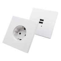 China CE ROHS Eu Standard 16A Aluminum Smart Home Wall Switch Push-Button French Socket Interruptor for sale