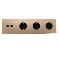 China Customizable EU UK Type 13A 12A Smart Wifi Socket Plug with 4 Plug USB Charge and NFC Power Plug Max 16A Current Wall Switches for sale