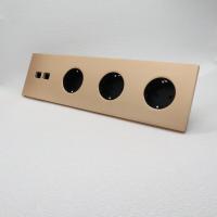 China Household Electrical Accessories Wall Socket, Telphone+data Computer Socket 16A EU UK Tel+data Socket Standard Grounding 50/60hz for sale