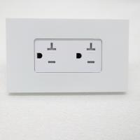 China EASTKAME 15amp 125V US Decorator Duplex Electrical Wall Receptacle Switch Outlet Socket with Tamper Resistant Max Current 15a for sale