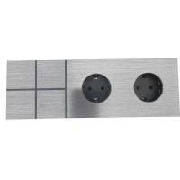 China Tuya Smart Home WiFi Smart Switch Socket 1/2/3/4Gang Multi-Function Integrated Wall Works Google/Alexa Touch Panel for sale