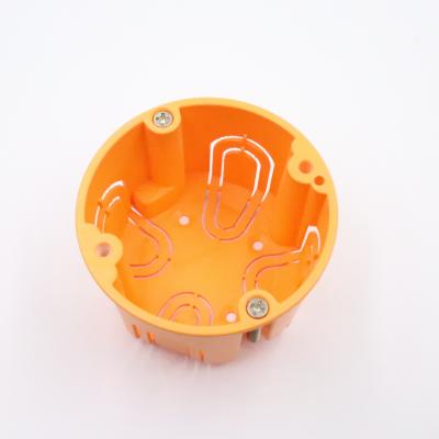 China EU Standard PVC Wall Switch Housing Box Electrical Mounted Junction Box for sale