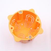China EU Standard PVC Wall Switch Housing Box Electrical Mounted Junction Box for sale
