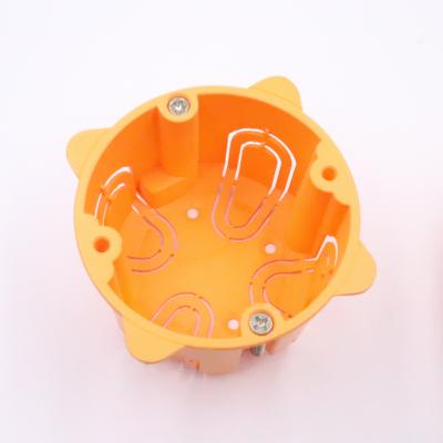 China Eastkame Luxury EU Type 1 Gang PVC & ABS Electrical Box Wall Switch Outlet with Easy Installation for sale