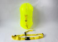 China Inflatable Swim Buoy Float 48x29cm 12KG Buoyancy for Open Water Swimming Triathlon Safety for sale