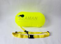 China Inflatable Swim Buoy Float 48x29cm 12KG Buoyancy for Open Water Swimming Triathlon Safety for sale