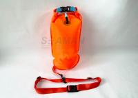 China 15L Nylon TPU Orange Swim Buoy with Built-in Dry Bag for Open Water Triathletes 9kg Buoyancy for sale