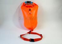 China 20L Inflatable Swim Buoy Float Tow with Rechargeable LED Light Dry Bag for Open Water Swimmers for sale