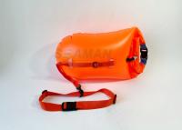 China 20L Inflatable Swim Buoy Float Tow with Rechargeable LED Light Dry Bag for Open Water Swimmers for sale