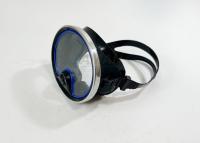 China Oval Scuba Diving Snorkeling Mask Stainless Steel Frame Tempered Glass Lens 14.5x12.5cm for sale