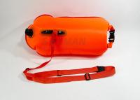 China 28L Open Water Swimming Tow Float Dry Bag Double Chambers Nylon TPU 18kg Buoyancy for sale