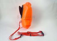 China 20L PVC Outdoor Swimming Drybag Tow Float with Shark Fin Back for Open Water Safety for sale