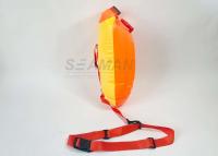 China 15L PVC Dual Color Open Water Swim Safety Tow Float Buoy Dry Bag 9KG Buoyancy for sale