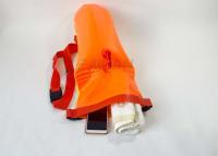 China 15L PVC Dual Color Open Water Swim Safety Tow Float Buoy Dry Bag 9KG Buoyancy for sale