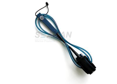 China 7mm 7ft Straight Surf Leash Leg Rope for Surfboard Longboard SUP Paddle Board for sale