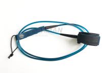 China 7mm 7ft Straight Surf Leash Leg Rope for Surfboard Longboard SUP Paddle Board for sale