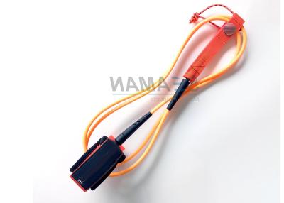 China 8 Foot Surf Leash Cord 7mm with Padded Neoprene Ankle Cuff Double Swivel Anti Rust for sale