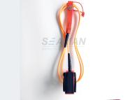 China 8 Foot Surf Leash Cord 7mm with Padded Neoprene Ankle Cuff Double Swivel Anti Rust for sale